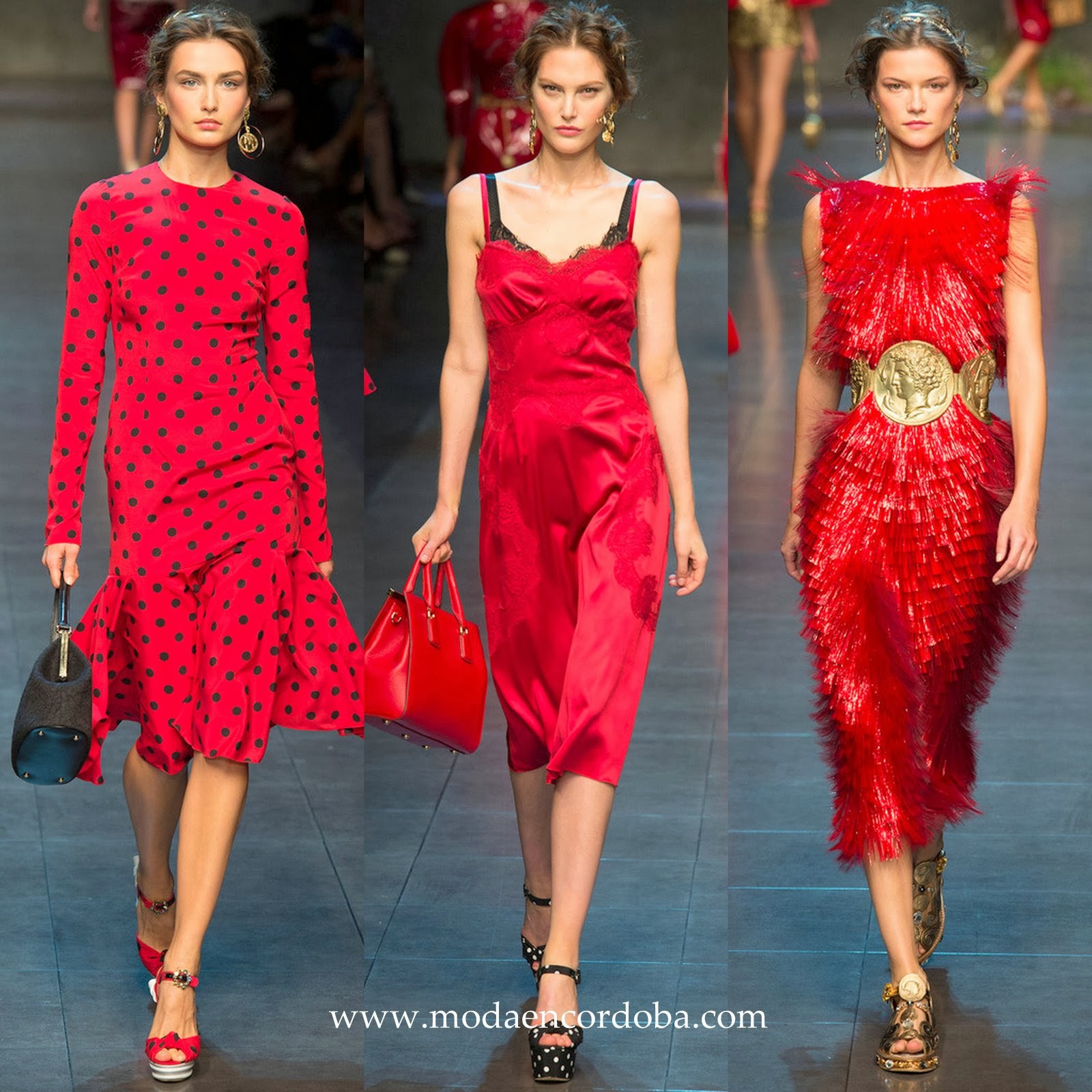 Moda y Tendencia Verano 2014.Dolce & Gabbana.Milan Fashion Week