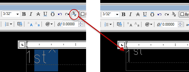 The Lazy Drafter: Super Script and Sub Script with Mtext