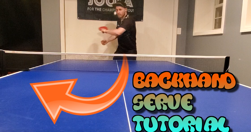 MHTableTennis: Learn the Basic Backhand Serve in Table Tennis