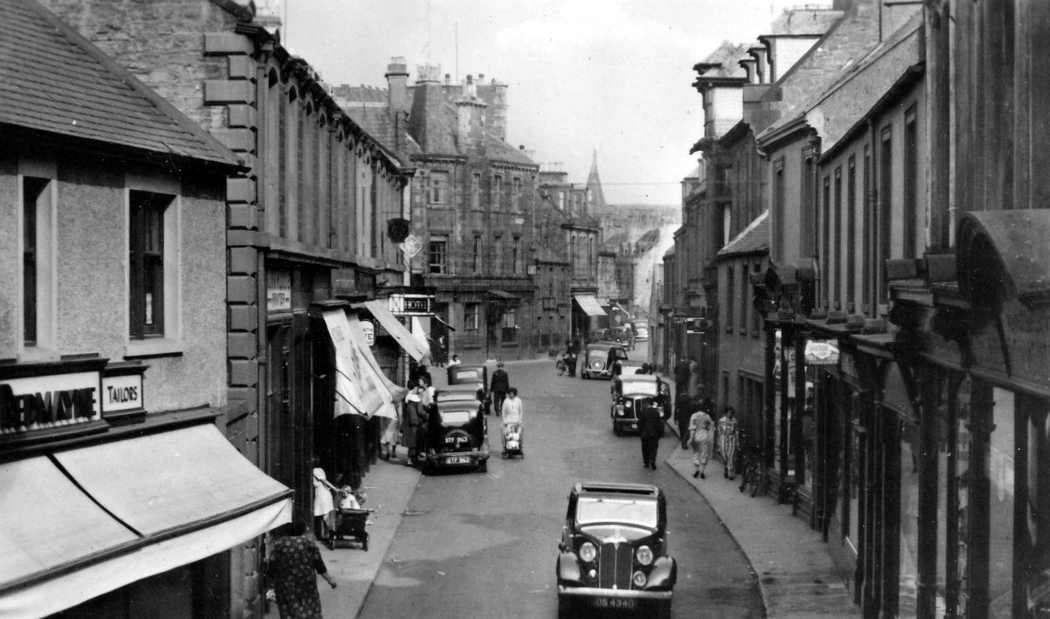Tour Scotland: Old Photograph Hanover Street Stranraer Scotland