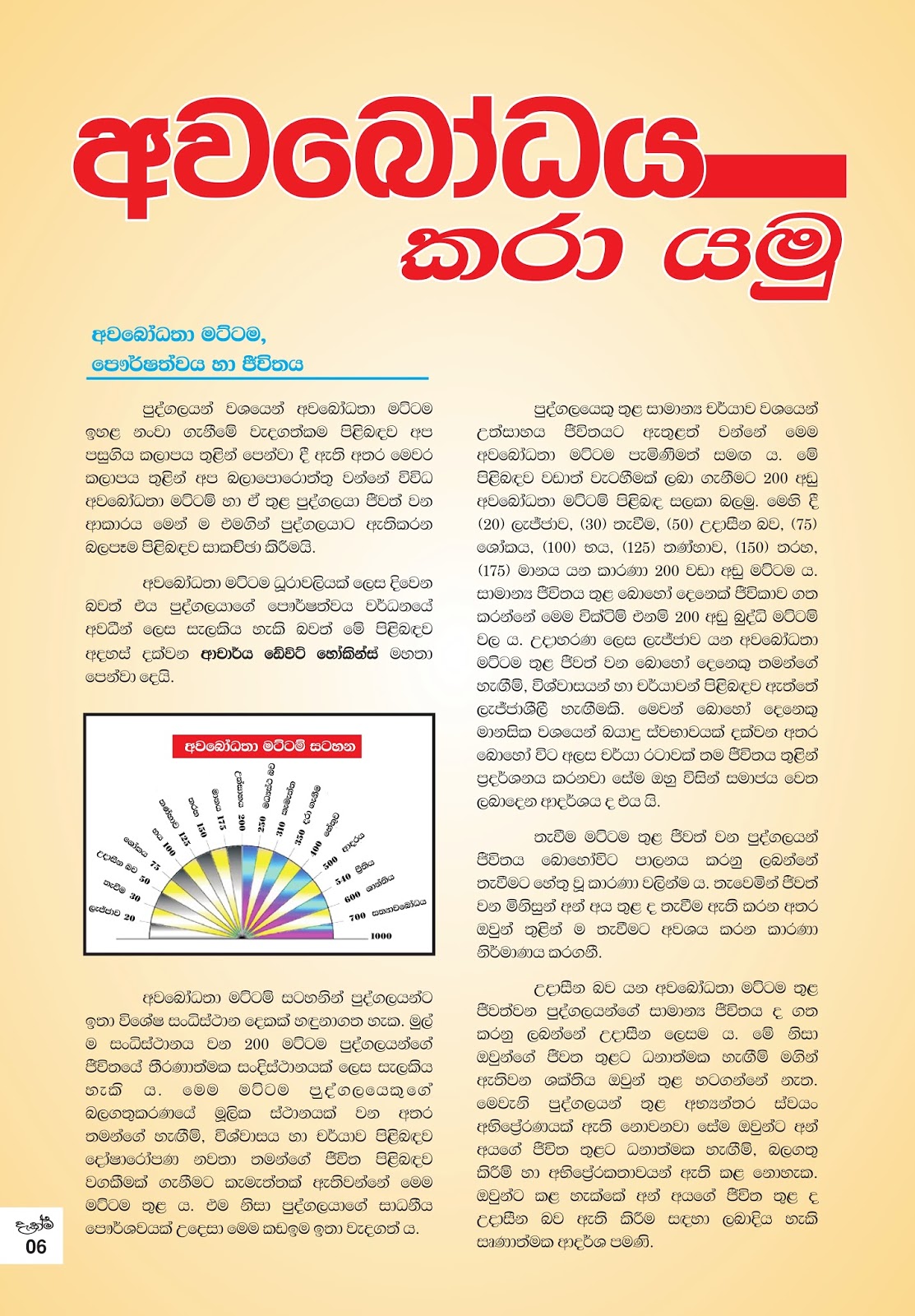 Dakma Universe: Consciousness