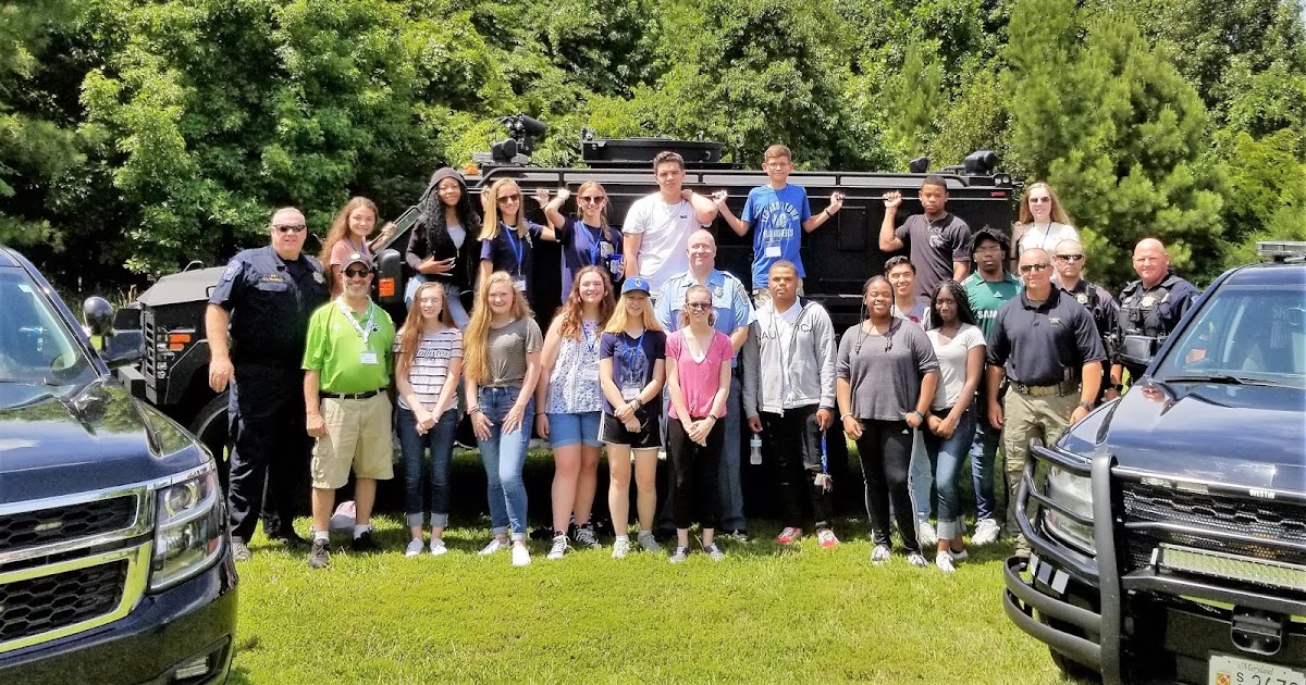 St. Mary's County Sheriff's Office - News: Teen Leadership Academy Visits Sheriff's Office