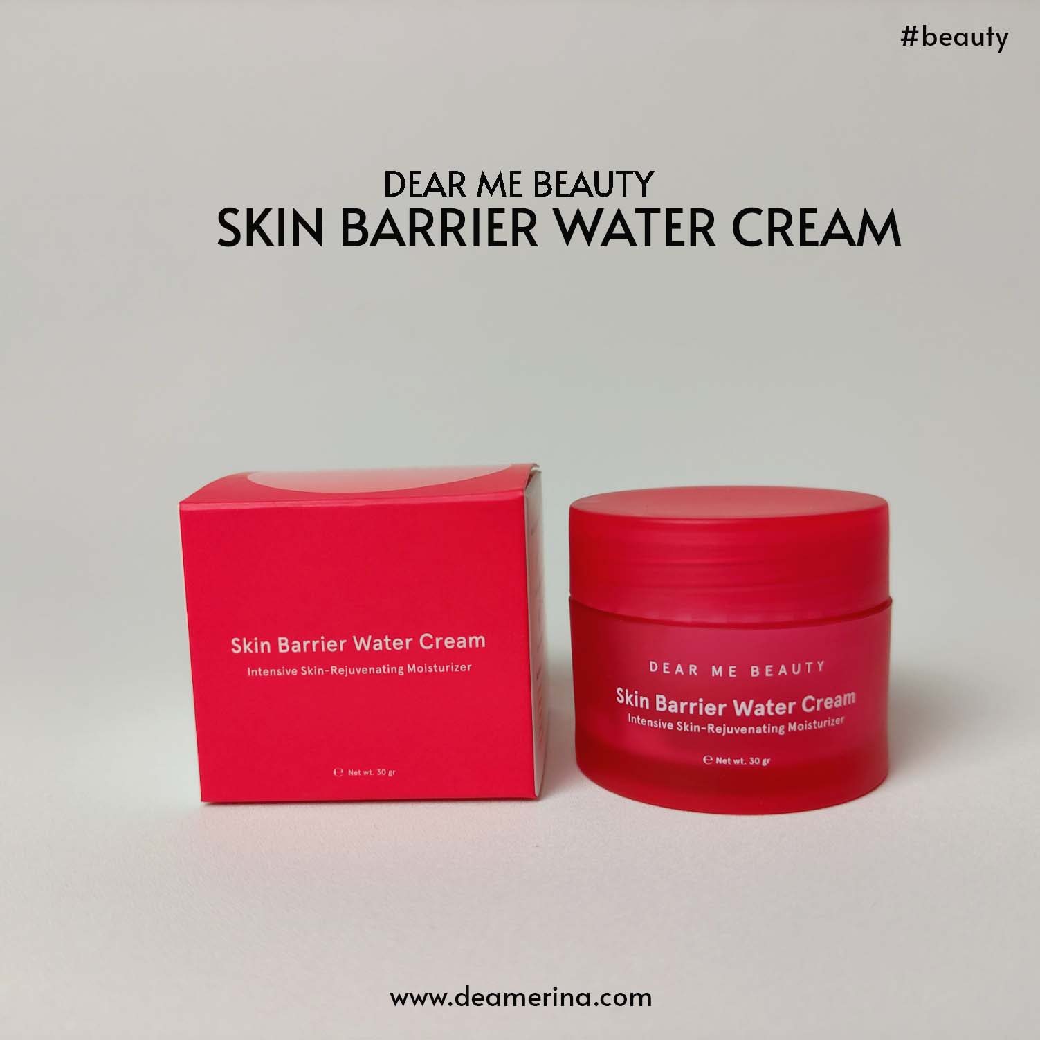 Review Skincare: Dear Me Beauty Skin Barrier Water Cream - Dea Merina