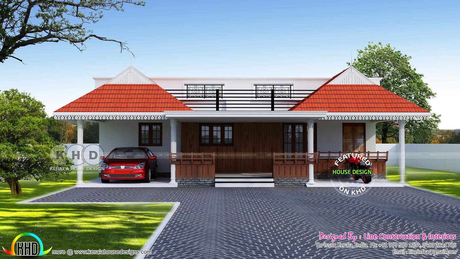 2 BHK 1100 Square Feet Kerala Style Single Floor Home Kerala Home