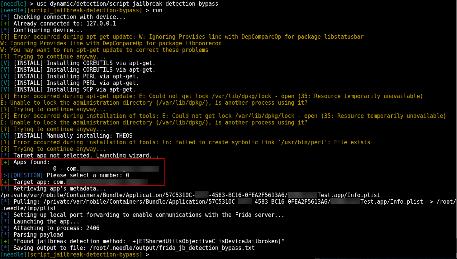 Ios Jailbreak Detection Bypass Using Needle