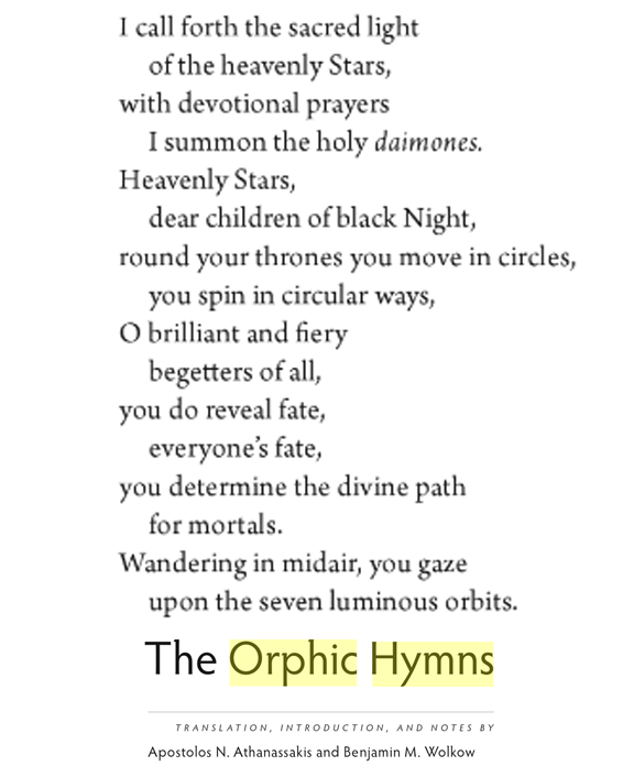 Traditions: Mystery Traditions: Hermeticism, Alchemy, Orphism