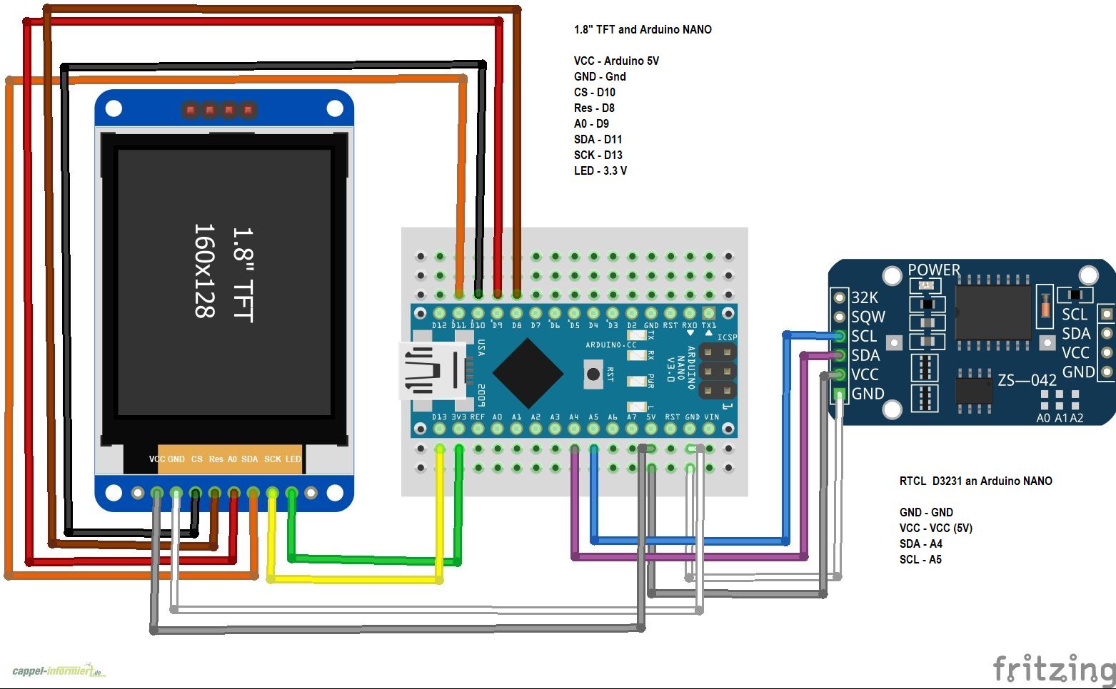 Mein Elektronik Hobby: Arduino, Echtzeituhr und Bilderrahmen mit einem ...