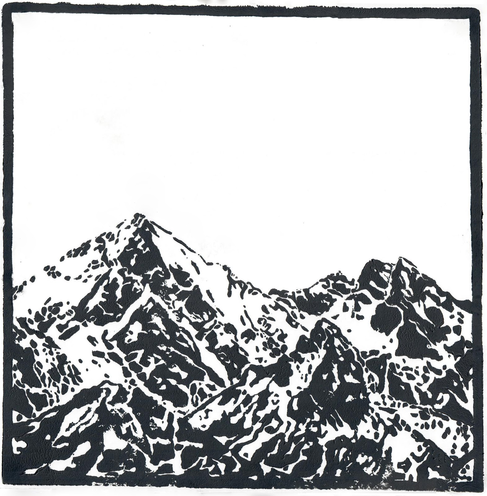 Mountain Block Print - Callie Marisa