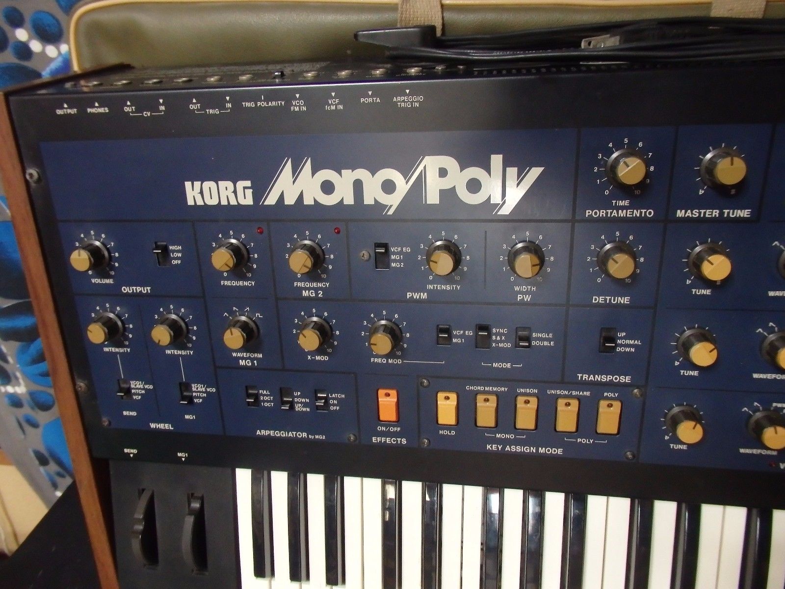 MATRIXSYNTH: Vintage Korg MP-4 Mono/Poly Analog Synthesizer SN 370868 w ...