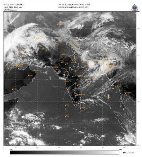 All India Weather Forecast 26th Feb 2020: Light to Moderate Rain ...