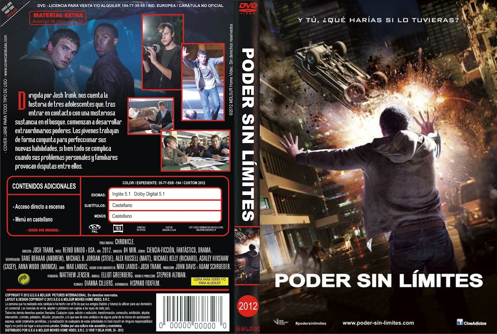 Multipremier video tienda : PODER SIN LIMITES DVD Y BLU RAY DISC