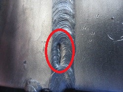 Integrated Weld Defect: Slag Inclusion