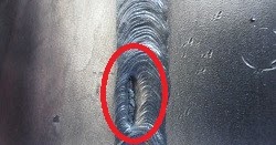 Integrated Weld Defect: Slag Inclusion