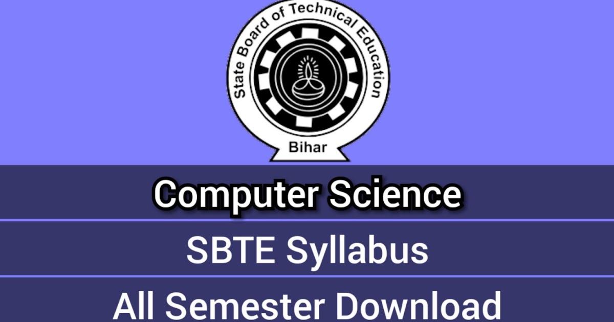 Computer Science Syllabus | 1st, 2nd, 3rd, 4th, 5th & 6th Semester of ...