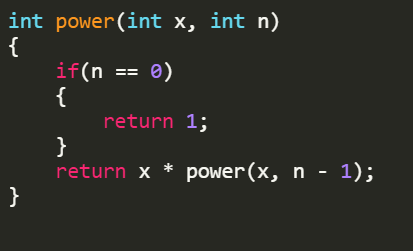 Write a program to find x to the power n (i.e. x^n). Take x and n from ...