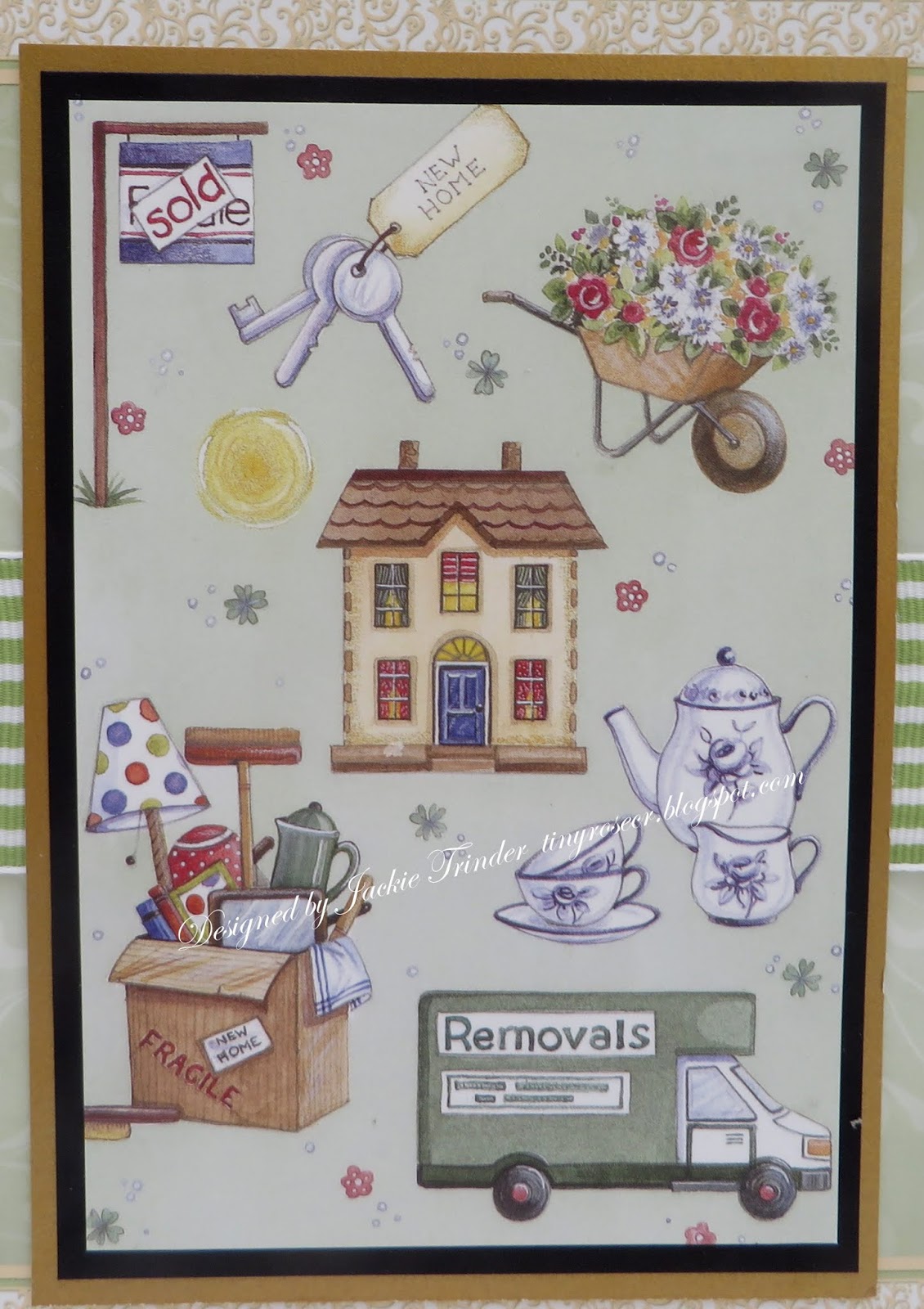 Tinyrose's Craft Room: A New Home Card