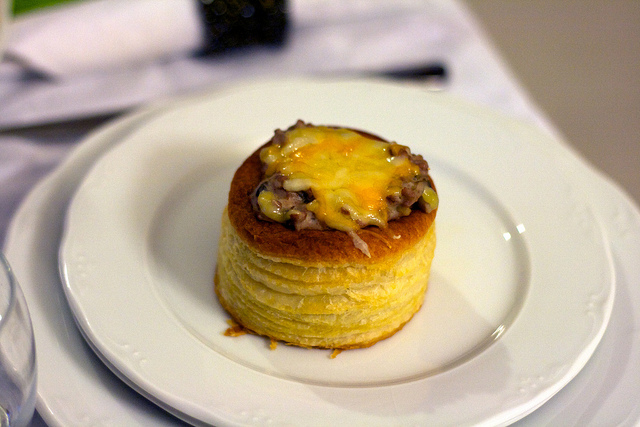 Ñampa Zampa: Volován de carne y champiñón