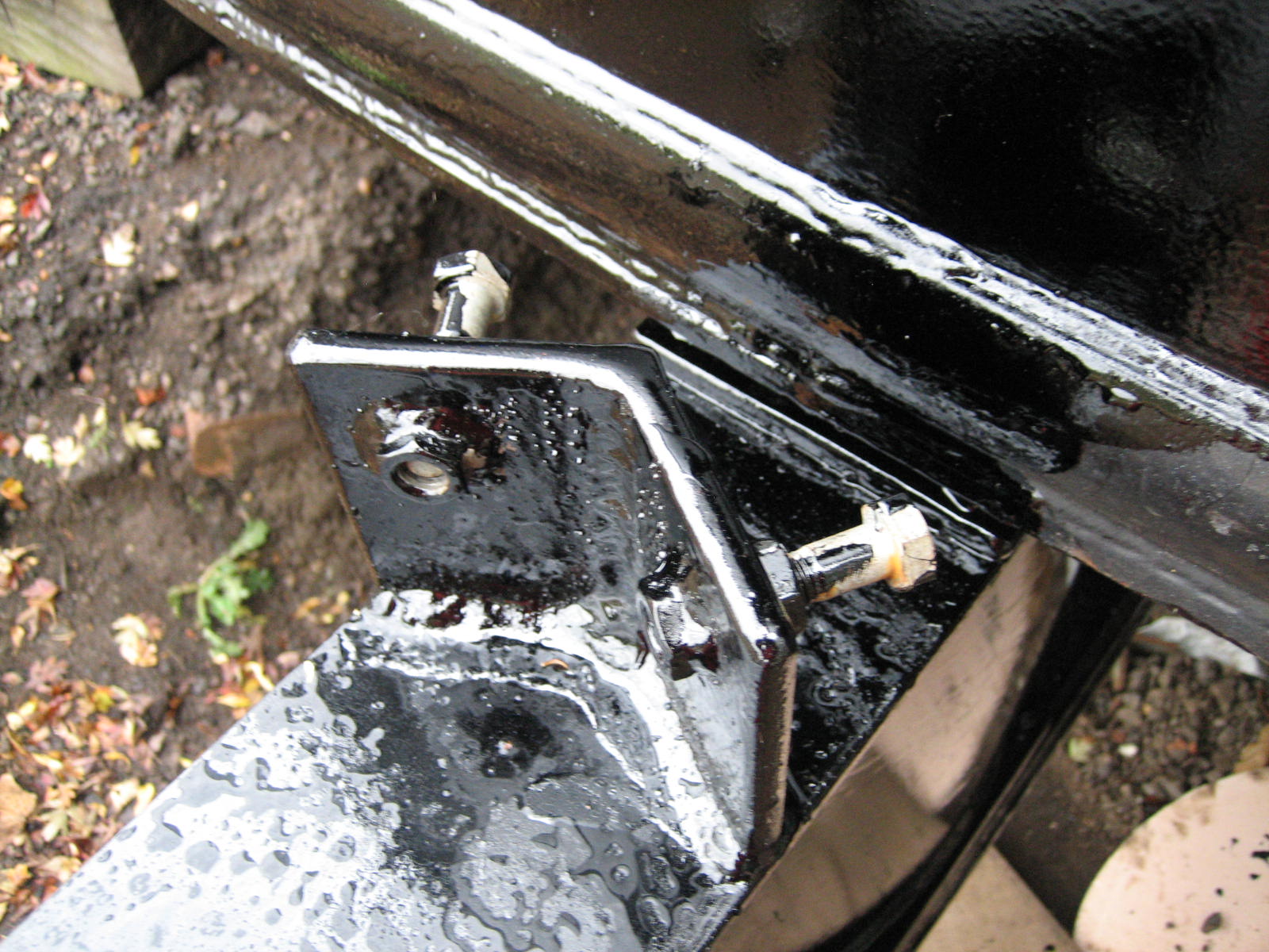 Widebeam Boat Build Blog: Rudder Stops