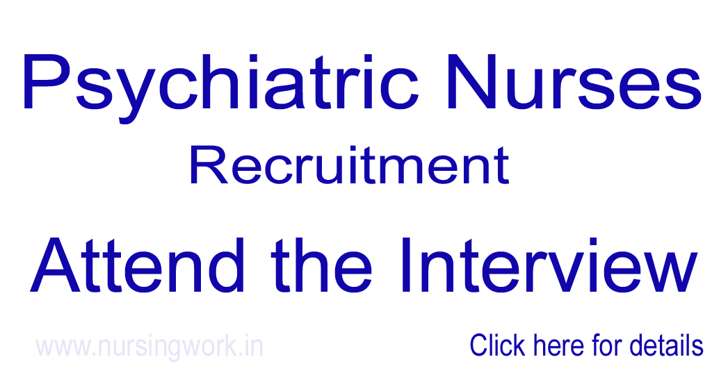 Psychiatric Nurses Recruitment