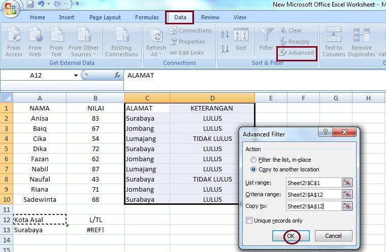 Cara Memfilter Data di Excel Dengan Mudah - Panduan Belajar Ms Office