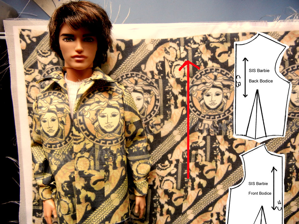 Fashion Doll Stylist: Sew What: Laying out your pattern