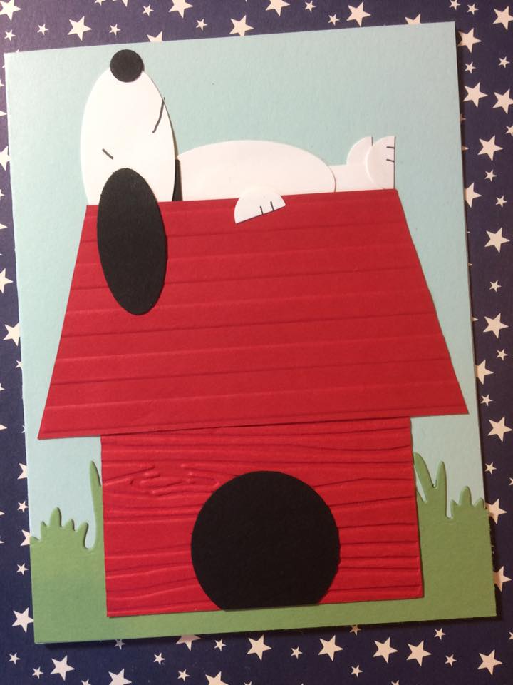My Creative Side: Snoopy Punch Art