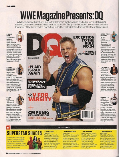 WWE Wrestling: WWE Magazine Holiday 2009 Scans