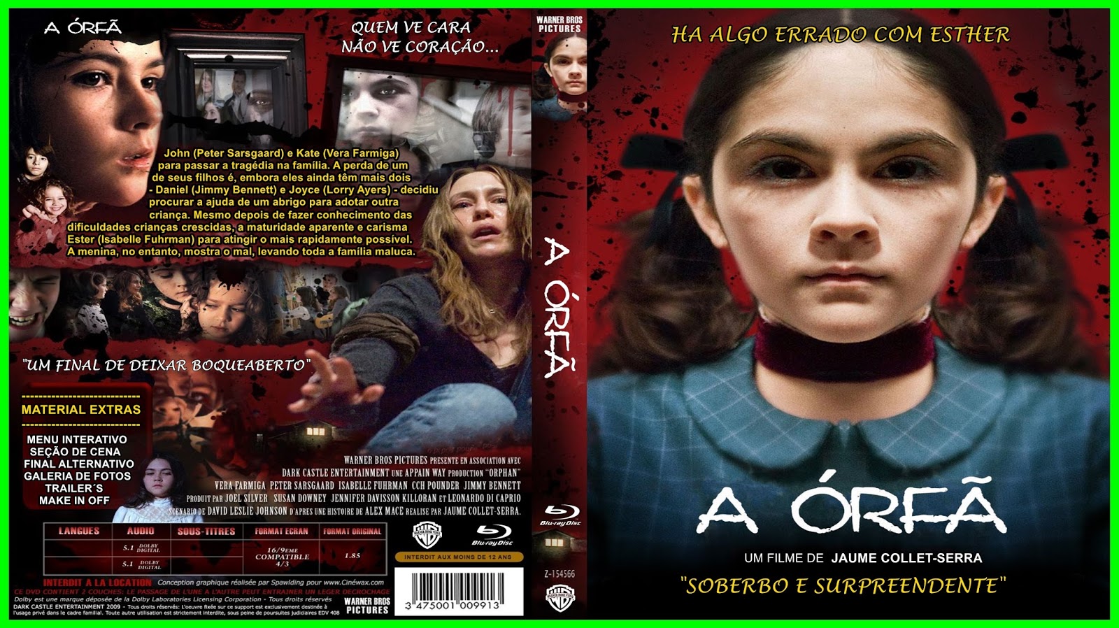 CAPAS DVD-R GRATIS: A Órfã ( 2009 ) - Blu-Ray