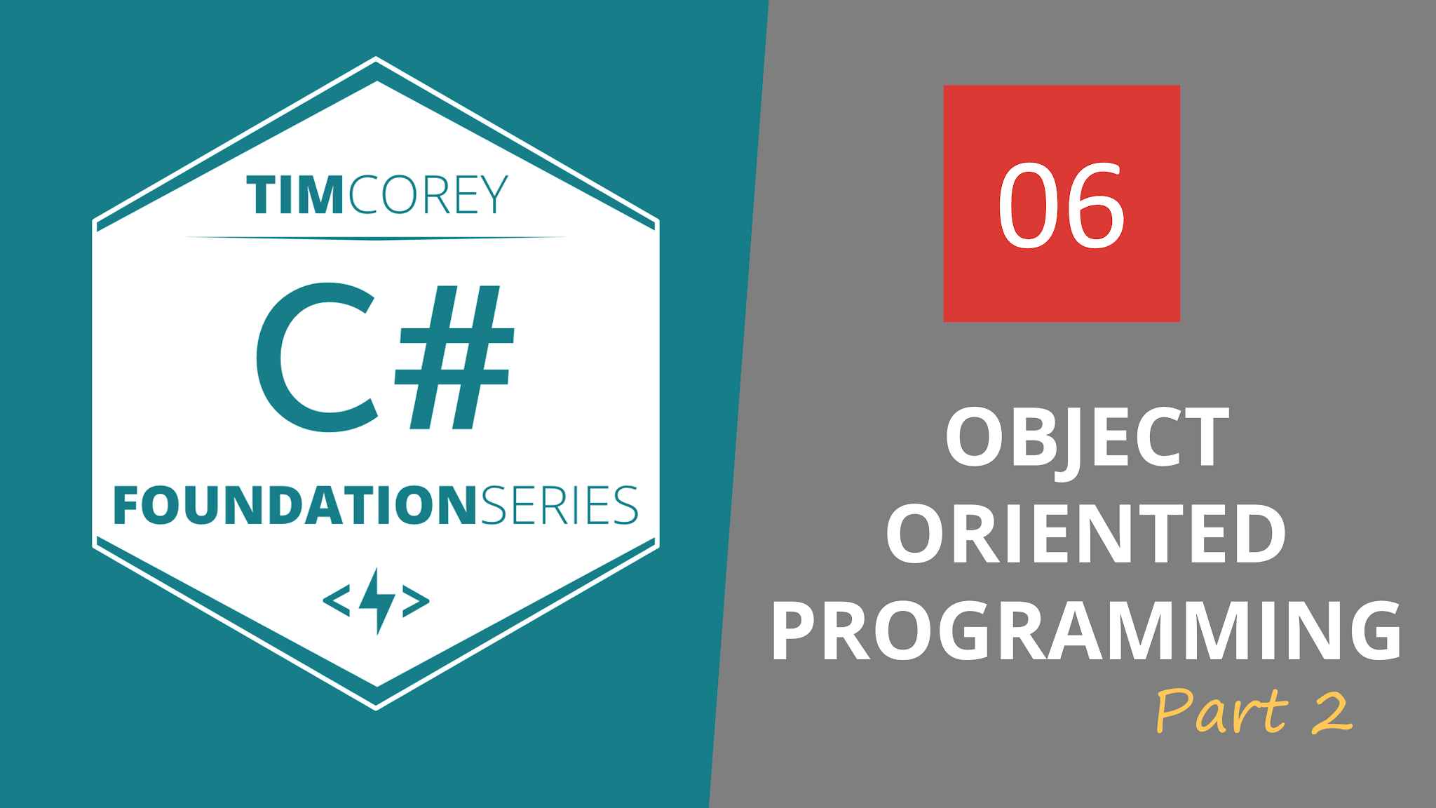 Tim Corey Foundation In C 6 Object Oriented Programming Part 2 Udemy Watch Download Free