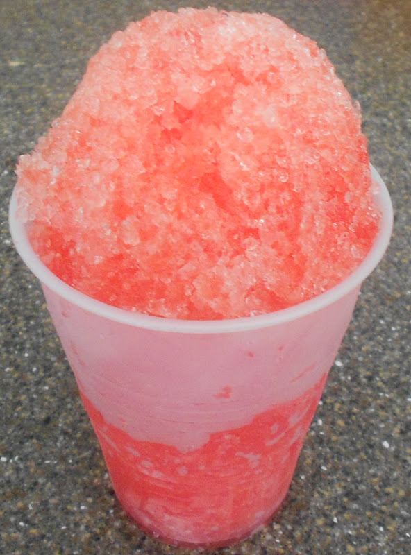 Baking Banquet: SNOW CONES - HOMEMADE (NO SPECIAL SNOW CONE MACHINE ...