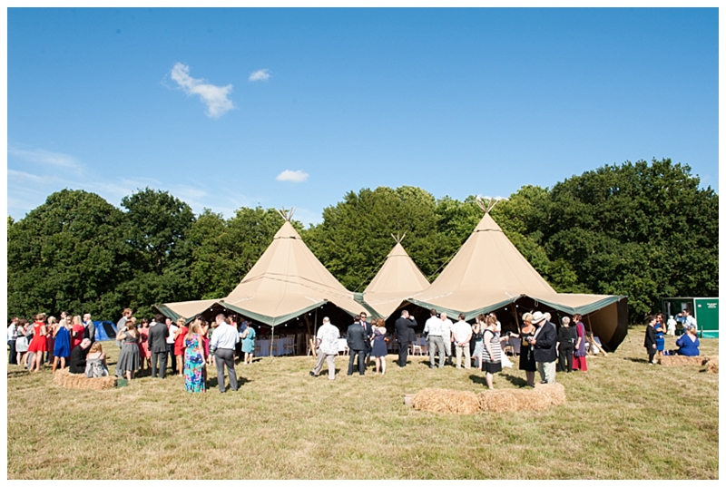 A Pretty, Rustic, HandmadeTipi-on-a-Farm Wedding - Reception Details