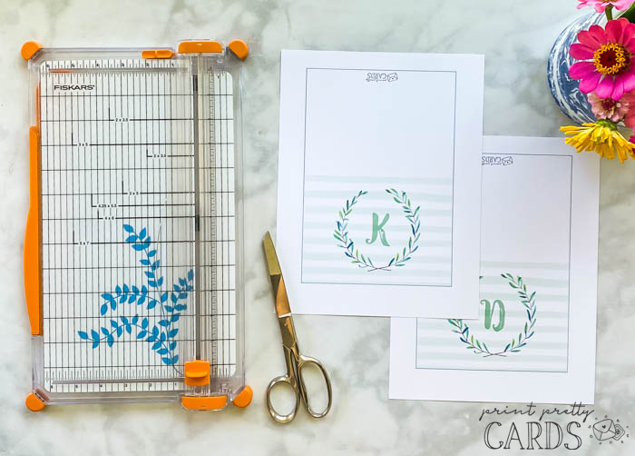 Free Printable Monogrammed Note Cards | Print Pretty Cards
