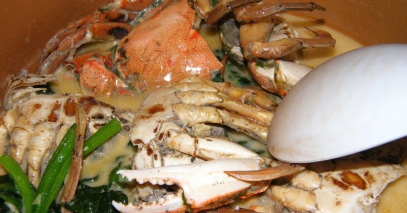 adobongblog: Ginataang Alimango (Crabs in Coconut Cream)