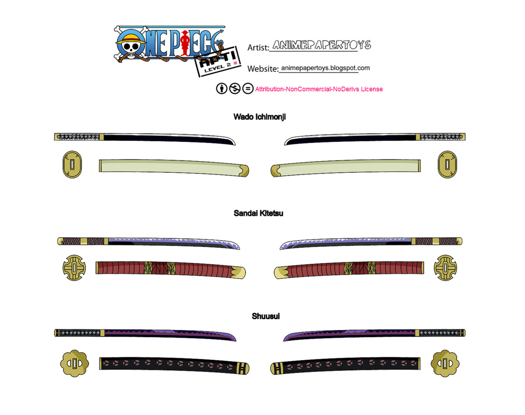 ILuvpapercraft: PaperCraft Onepiece Zoro