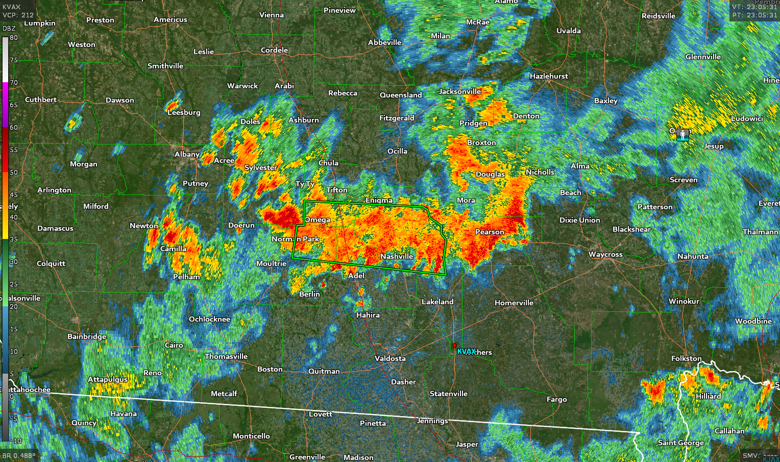 Parts Of Southern Georgia Saw 7 Inches Of Rain In Just Three Hours On ...