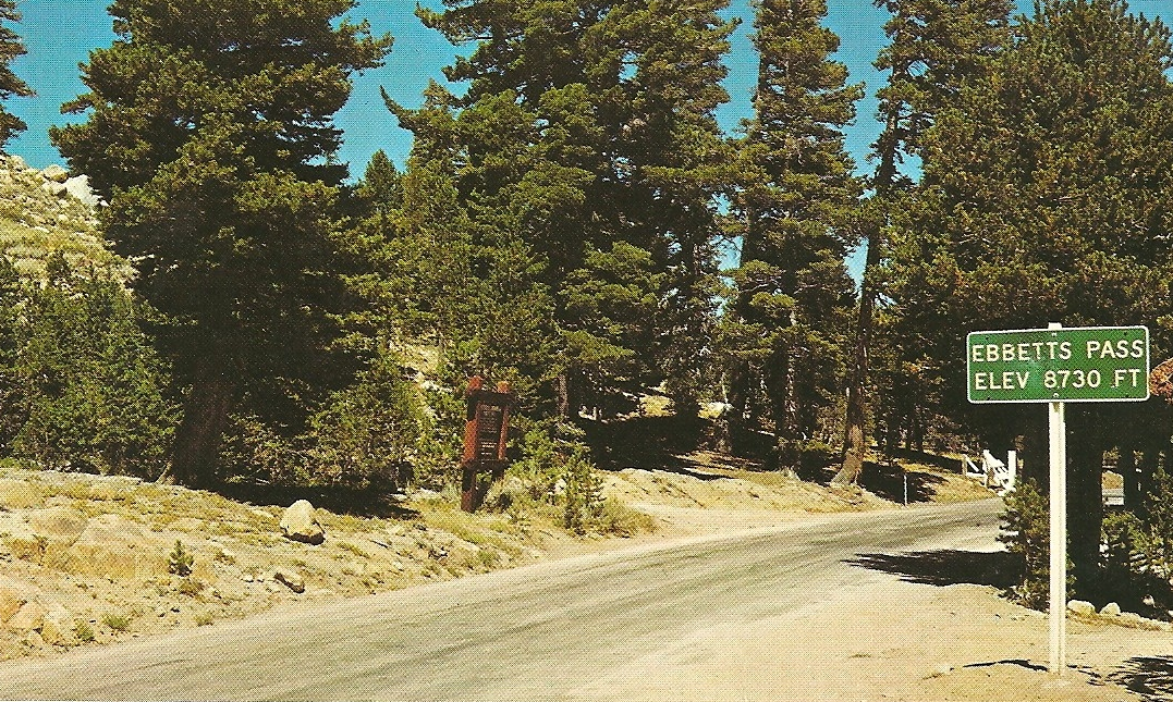 Trans-Sierra Highways; California State Route 4 over Pacific Grade ...