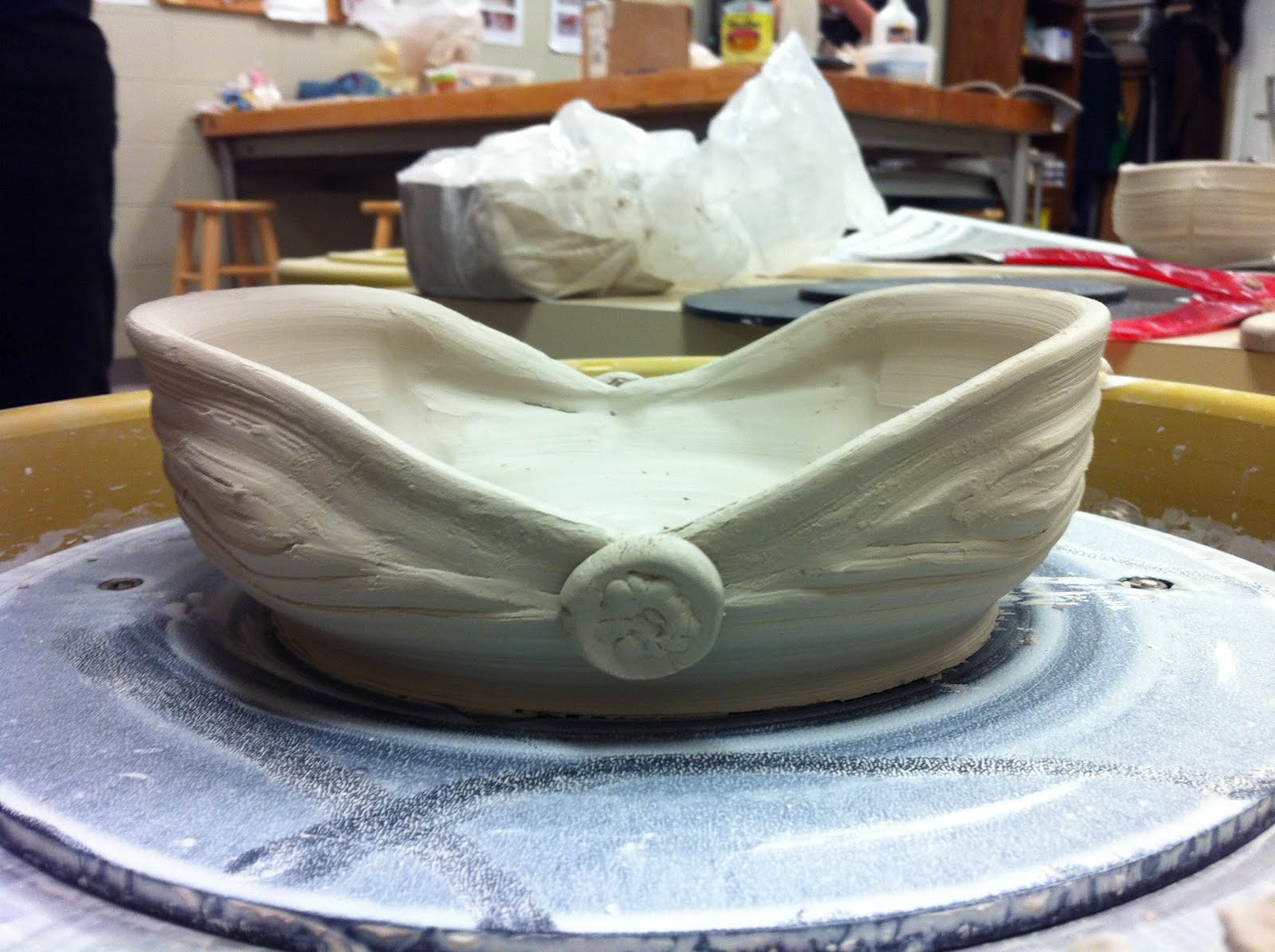 15 Painted Cups: Altered forms and shellac resist