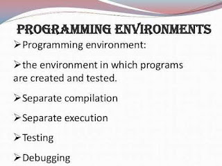 COMPUTER PASSION: What is a Programming Environment