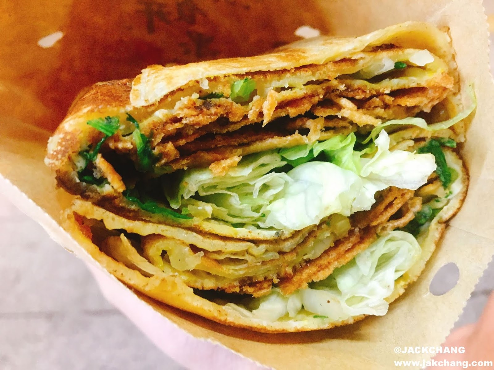 Food in Taipei,Songshan,Chan ku le jianbing guozi-Street Food from Tianjin