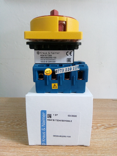 KRAUS & NAIMER VIỆT NAM: MAIN SWITCH (KHÓA ĐÓNG CẮT) KRAUS & NAIMER.
