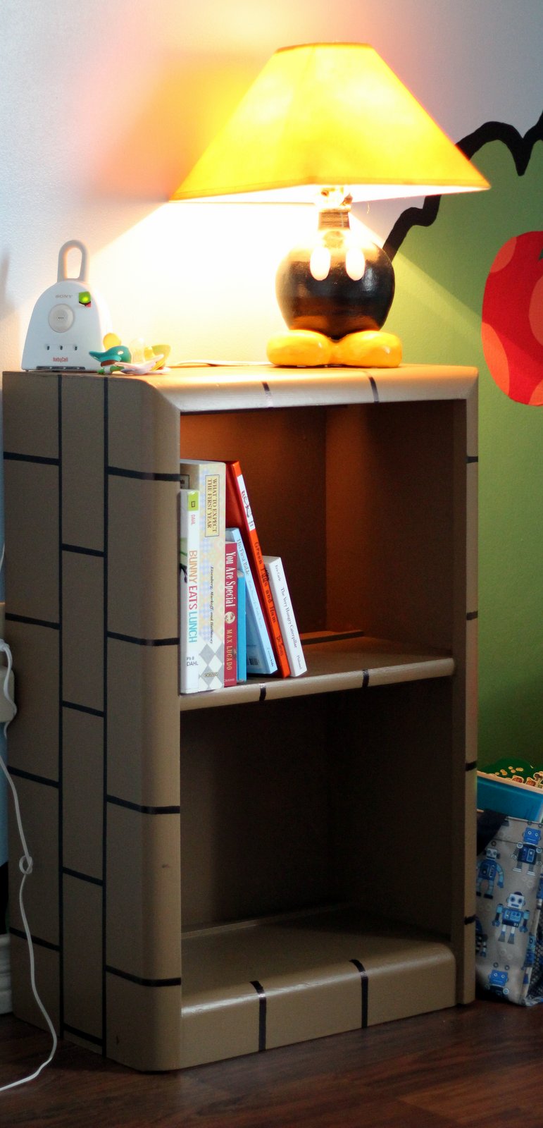 Through The Green Pipe: Easy Mario Bookcase