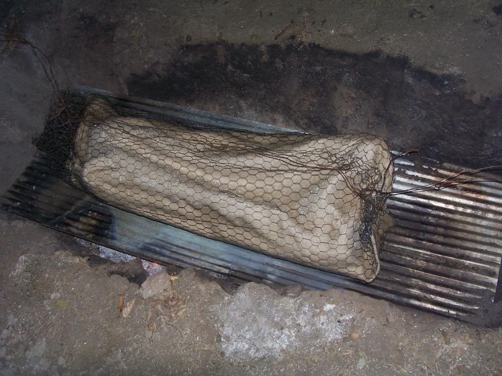 Cowgirl's Country Life: Cooking a Whole Hog Underground