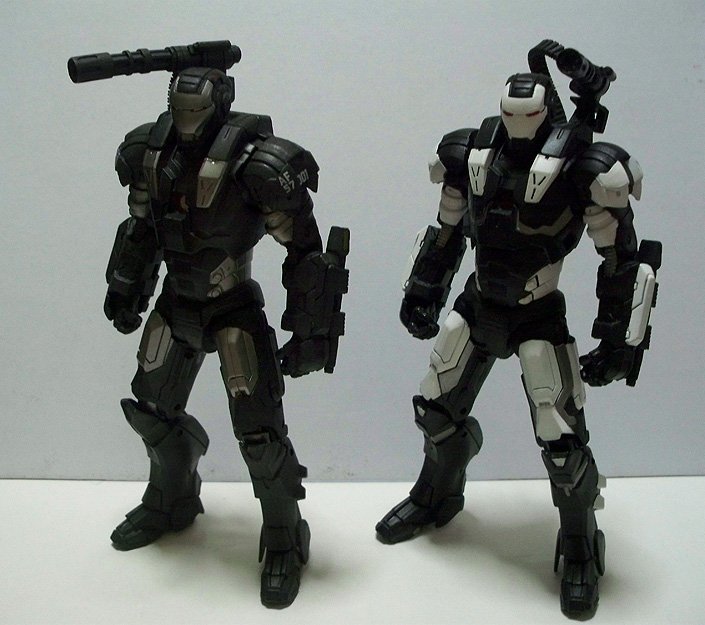 R.K. Designs Studio: Hasbro 6" War Machine Repaint (HT Milk ver. scheme)