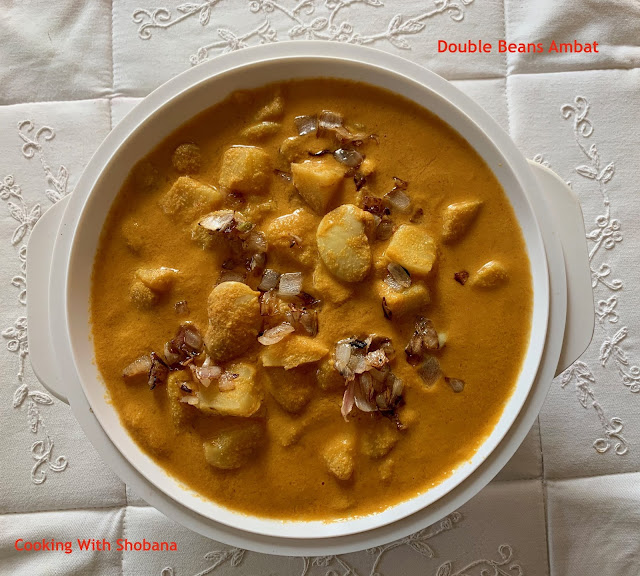Cooking With Shobana : DOUBLE BEANS AMBAT