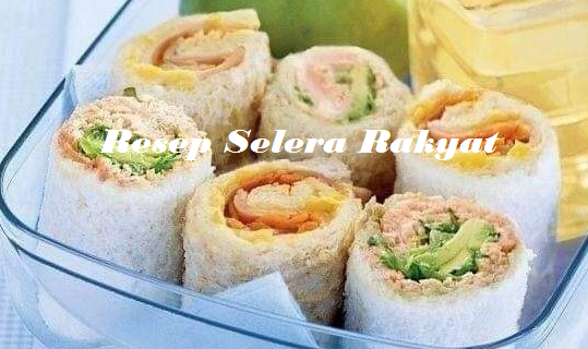 RESEP SUSHI ROTI TAWAR - Resep Selera Rakyat