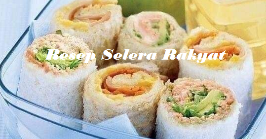 RESEP SUSHI ROTI TAWAR - Resep Selera Rakyat