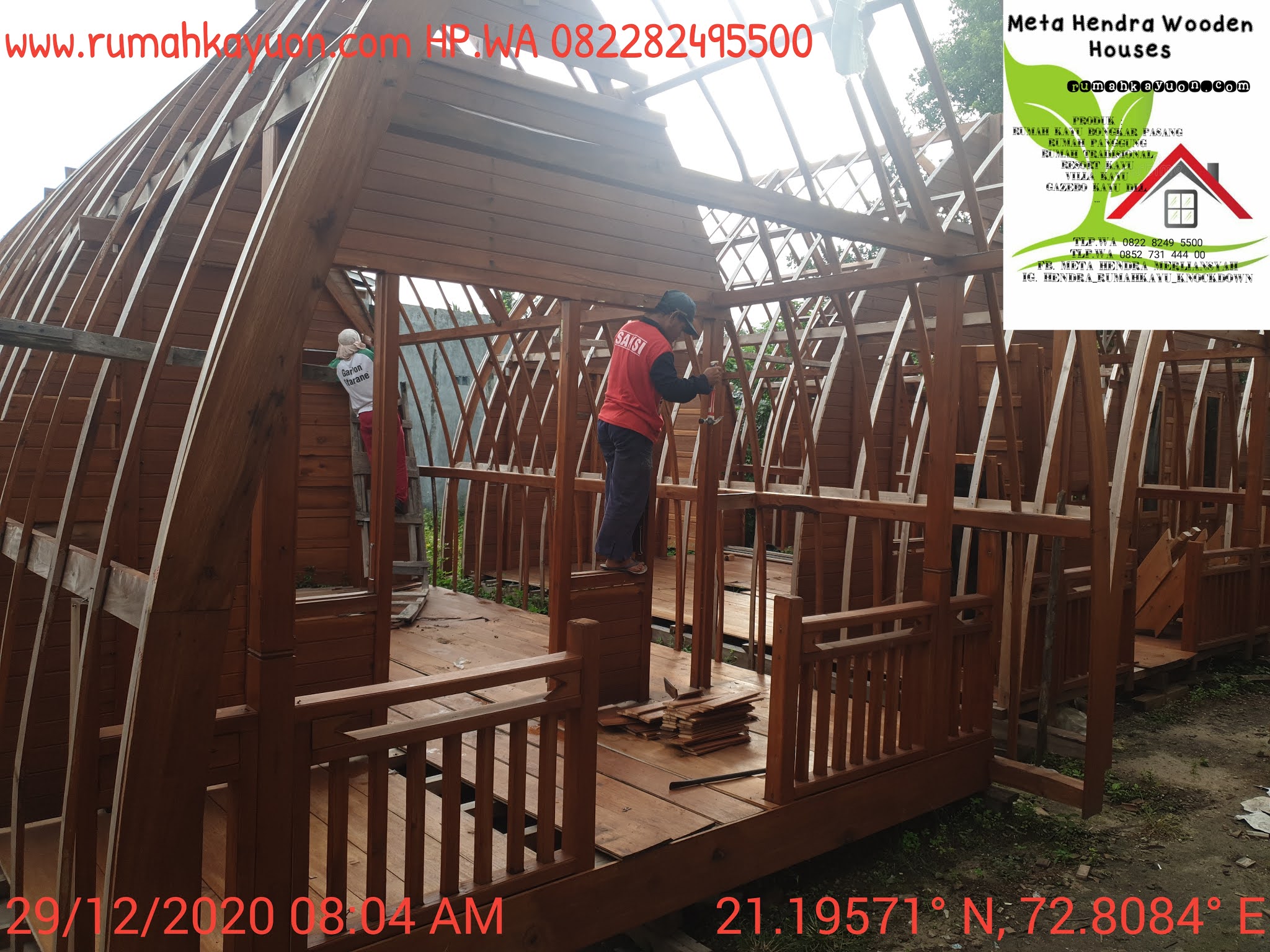 Rumah Kayu Bongkar Pasang Palembang #082282495500