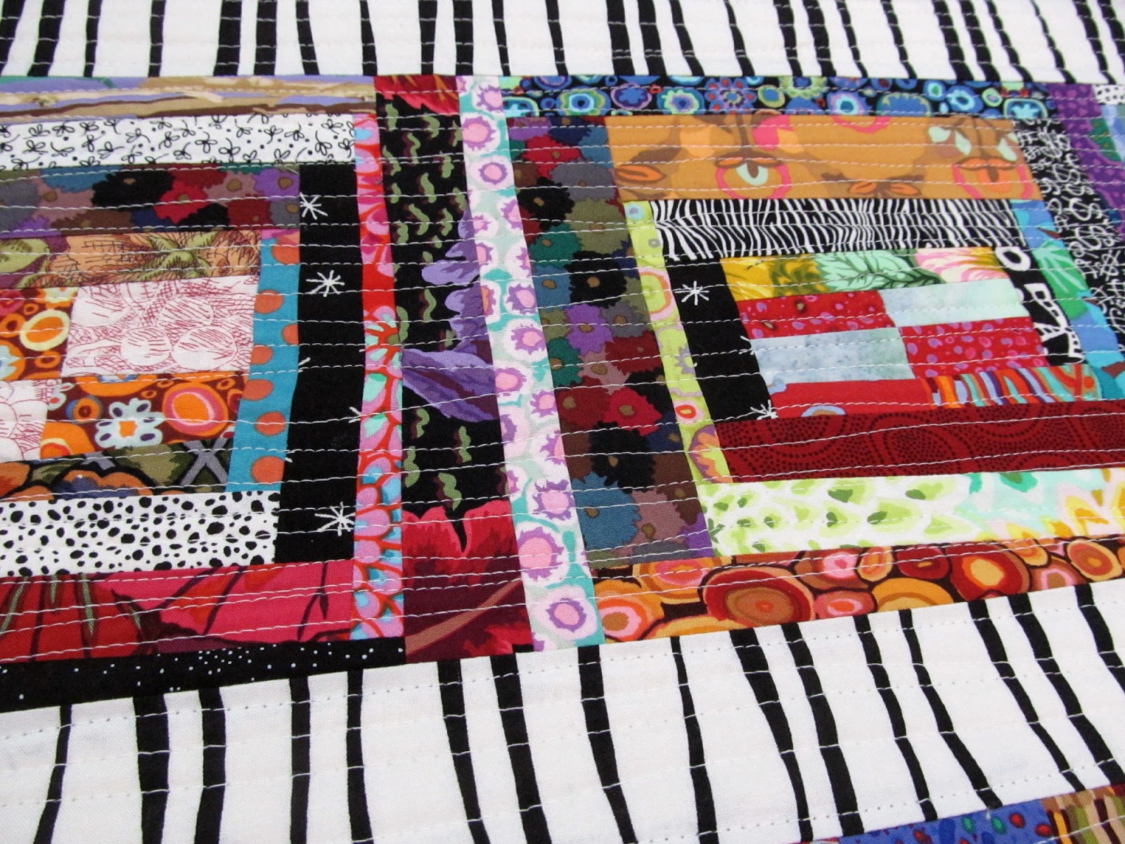 Exuberant Color : Some quilting..........