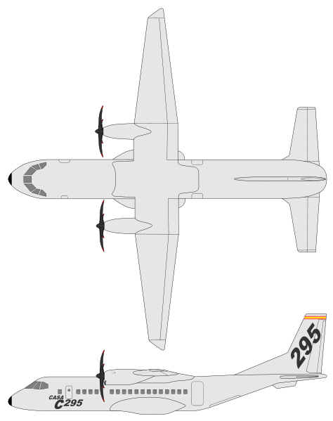 AIRPLANE SCALE MODELKIT: C-295