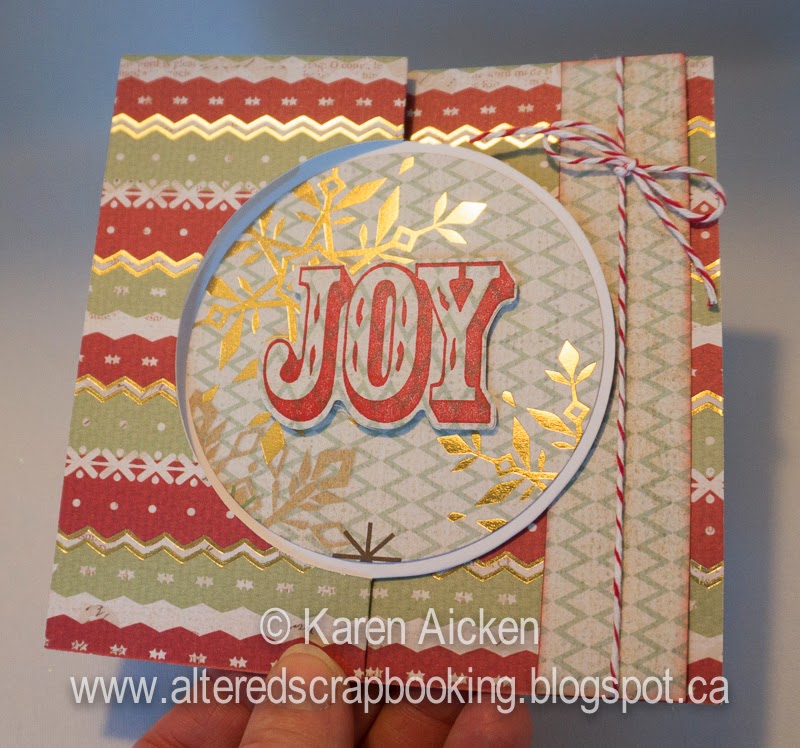 Altered Scrapbooking: Christmas Flip-Its Card Trio